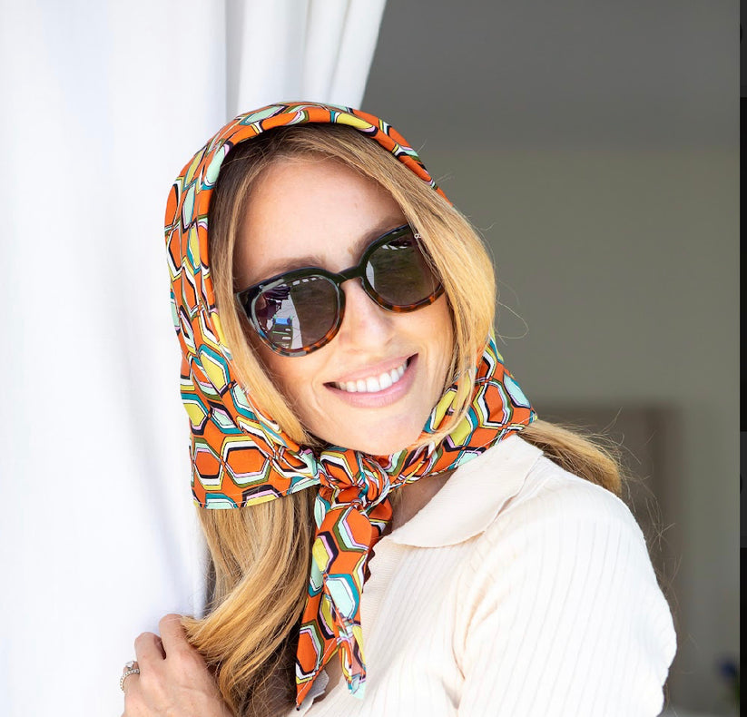 Large Square Satin Scarf 30x30